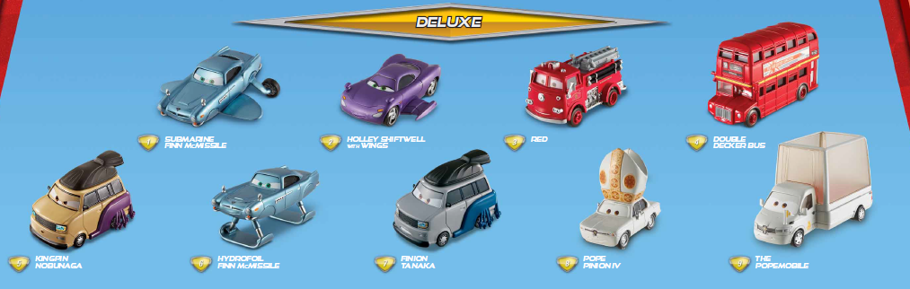 Voitures Cars 2 Mattel – Poster 2011 « Disneycarsmania